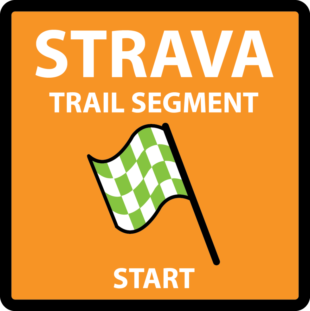 Strava Trail Segment – Start – Sign Decal – Griffin Bike Park Strava Trail Segment – Start – Sign Decal – Griffin Bike Park